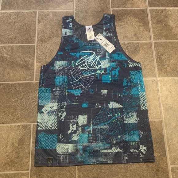 adidas | Shirts | Adidas Mens Dame Dolla Basketball Reversable Tank Top ...